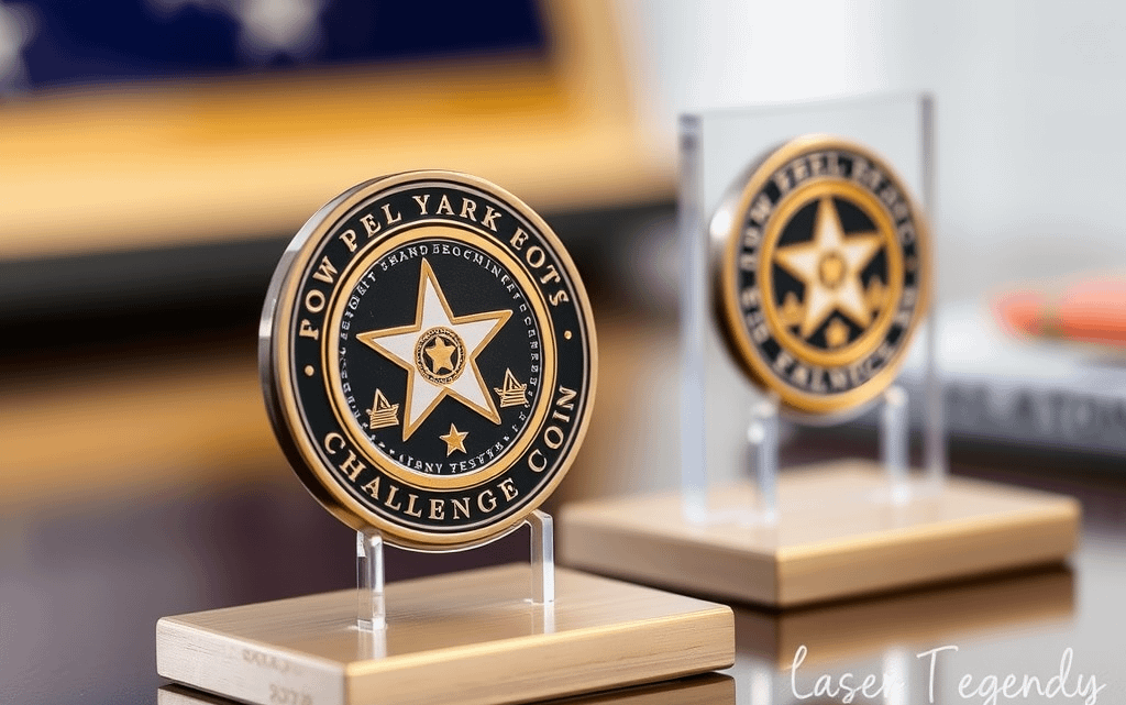 Challenge Coin Display Stands to Showcase Achievements - Laser Legends