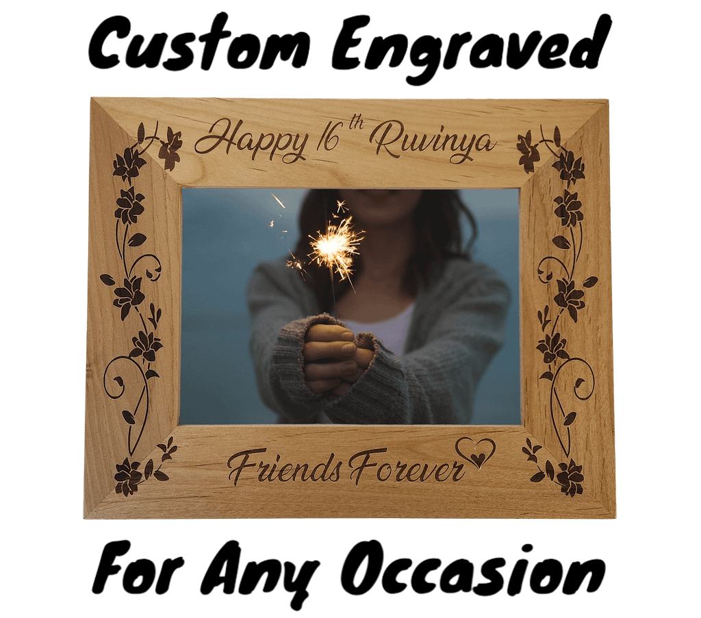 Custom Engraved Photo Frame Laser Legends Darwin Engraving NT