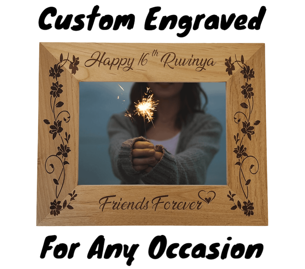 Custom Engraved Photo Frame Laser Legends Darwin Engraving NT