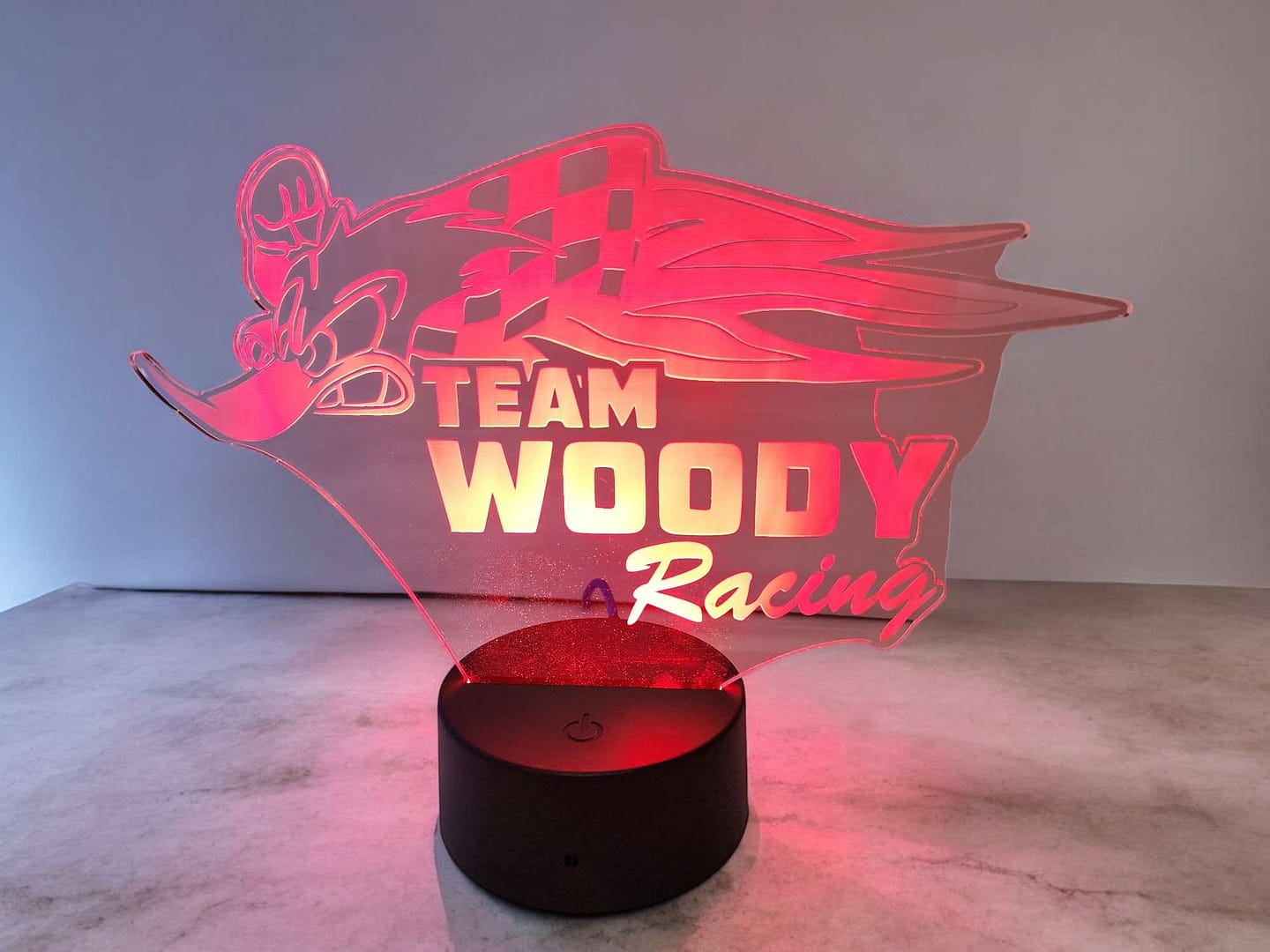 Custom LED Acrylic Sign Laser Legends Engraving Darwin NT