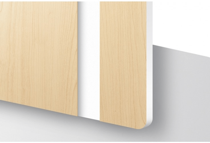 American Maple to White Two Tone Acrylic Wood All Purpose Signs