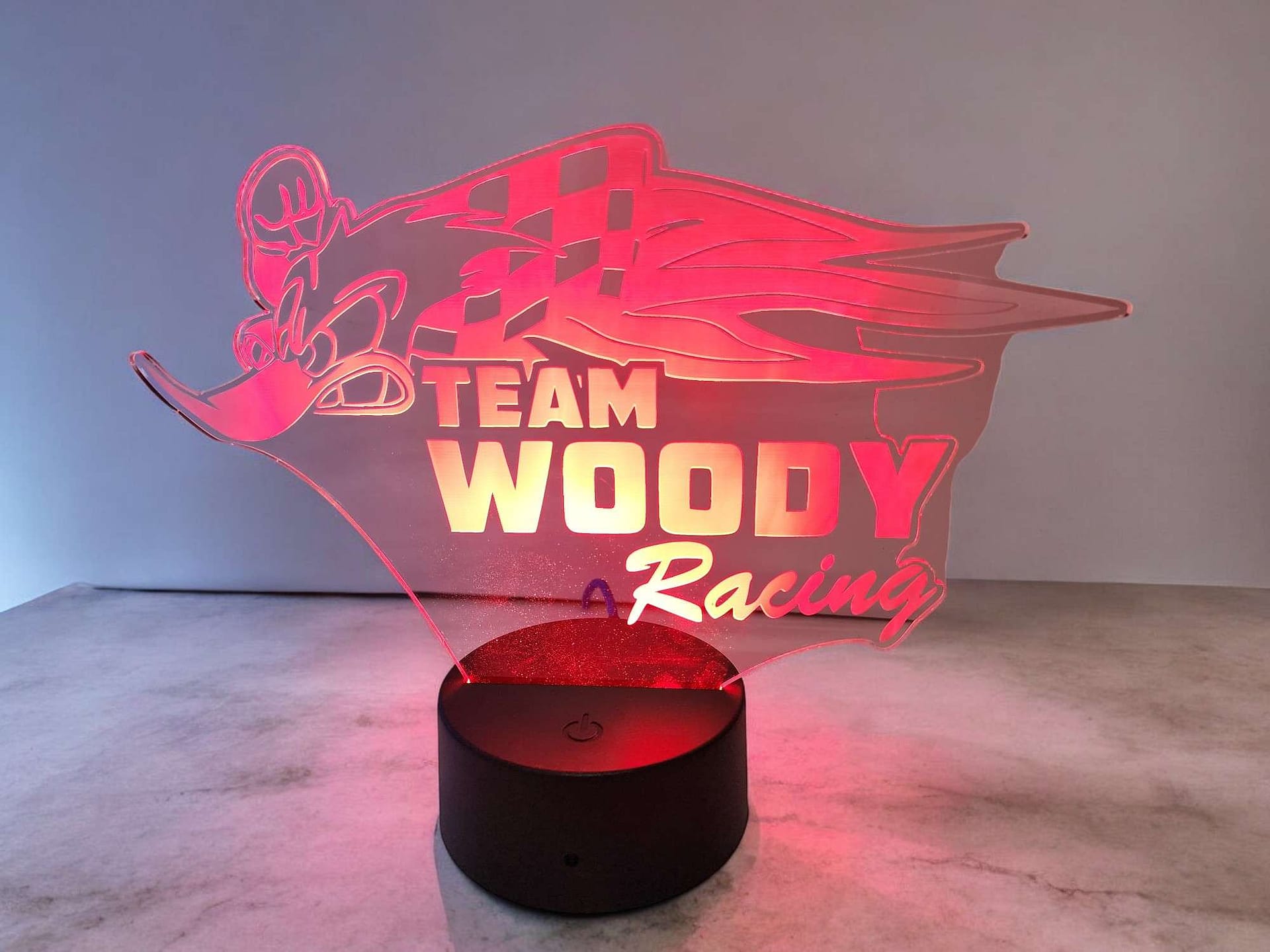 Custom LED Acrylic Sign Laser Legends Engraving Darwin NT