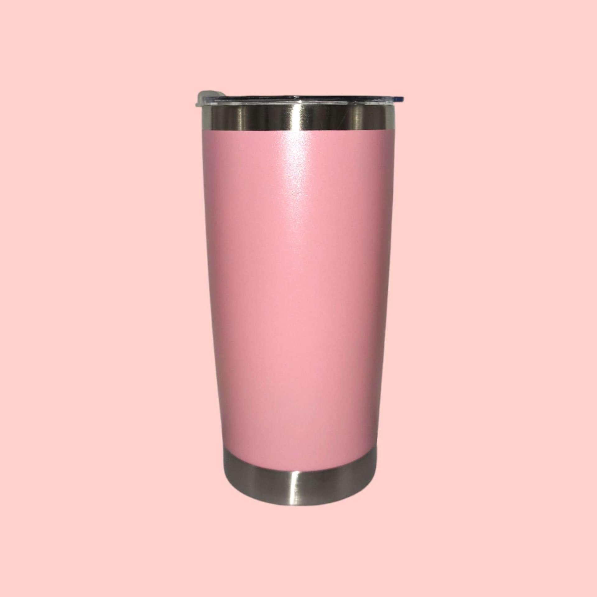 600ml Pink Insulated Coffee Cup engraving included! Darwin NT