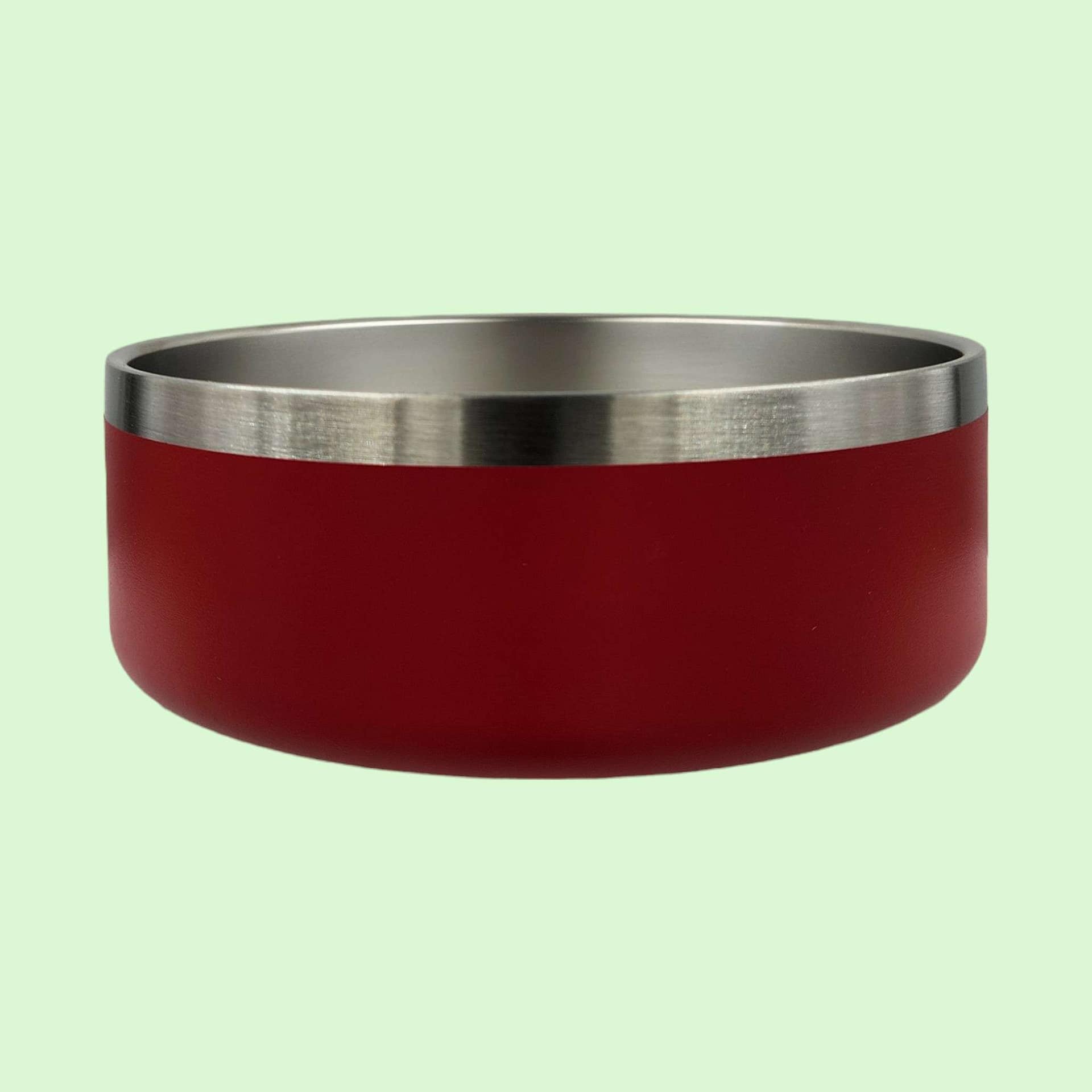 Dog Bowl Stainless Steel Medium Red Engraving Included! NT